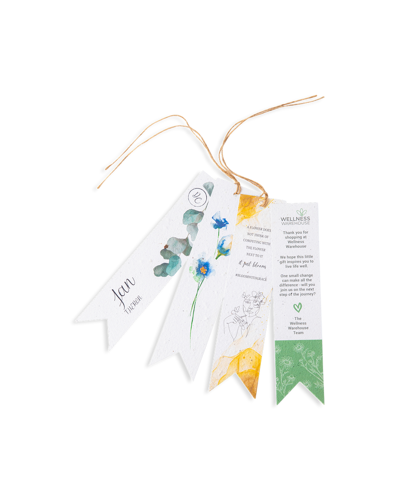 Seed paper bookmarks – Welcome Assist